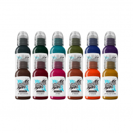 World Famous Limitless Tattoo Ink - Jay Freestyle Set - 12x 30 ml ...