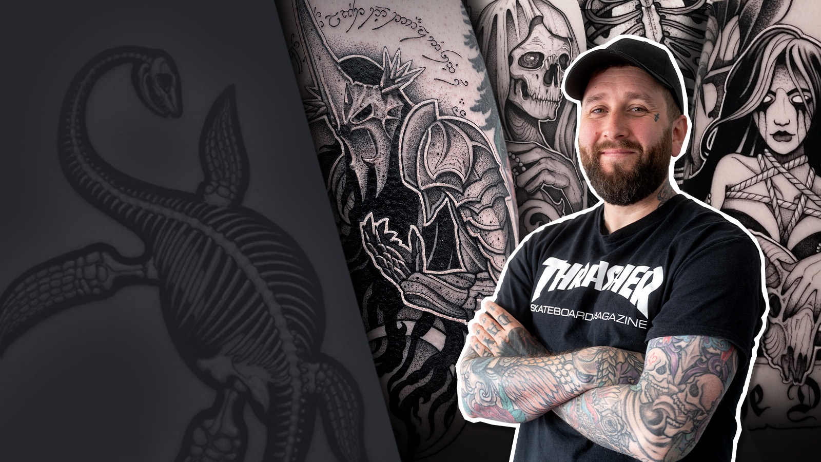 How to Tattoo the Witch King in Black and Grey With Josh Hurrell ...